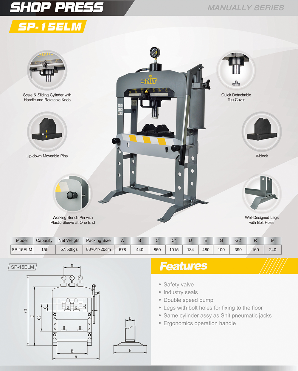 SP-15ELM - SNIT|Fuzhou Snit Machinery Equipment Co., Ltd.